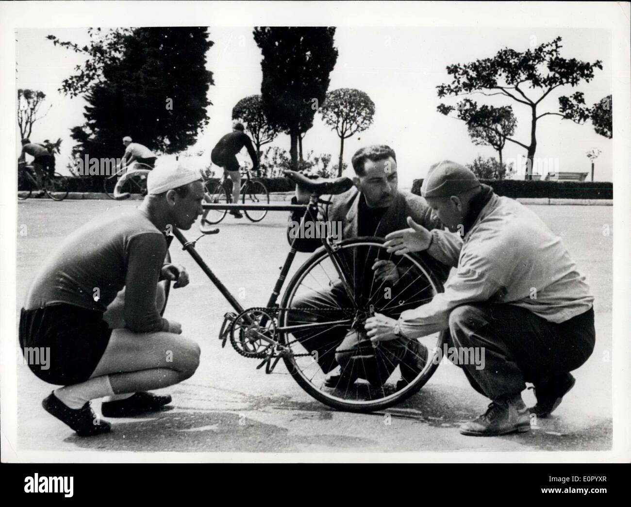 May 15, 1957 - Russians Test ''Back-Pedalling Cycle'': Designer M ...
