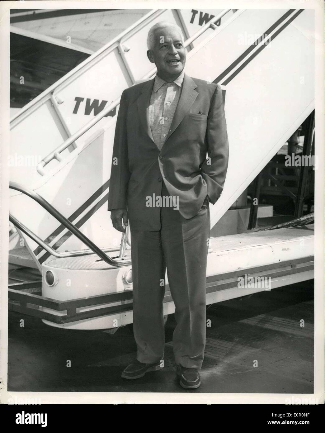 Aug. 08, 1957 - Art Baker, the star of the TV show, 'You asked for it ...