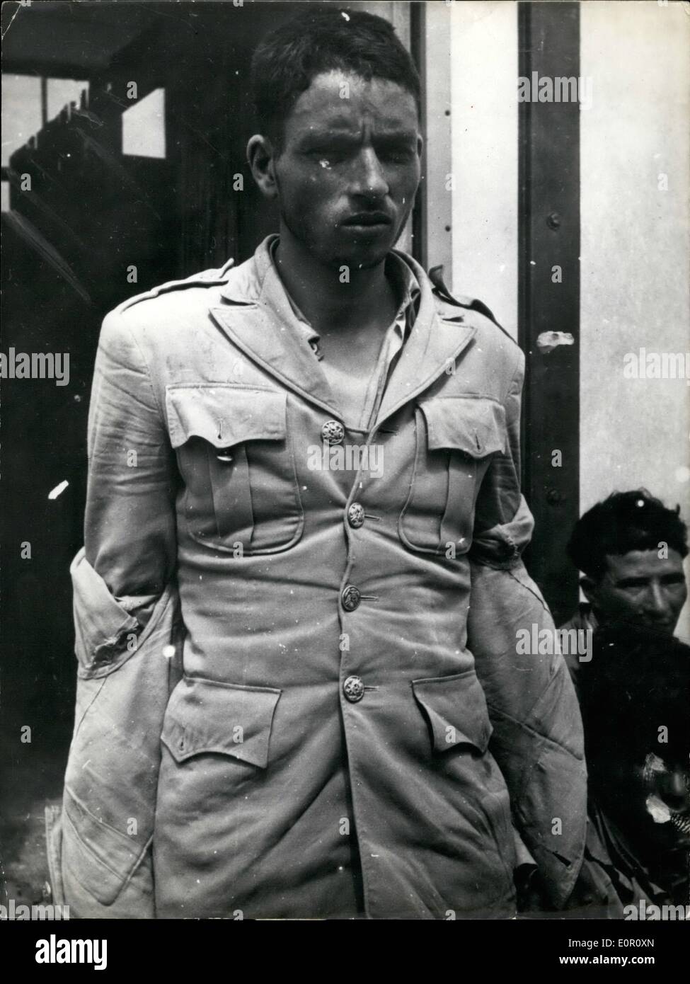 Jun. 06, 1957 - In Tebessa photo shows Ben Khalif, one of the rebels ...