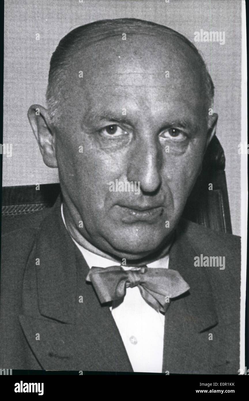 Aug. 30, 1957 - Town-Mayor of Berlin, Otto Suhr, taken seriously ill ...