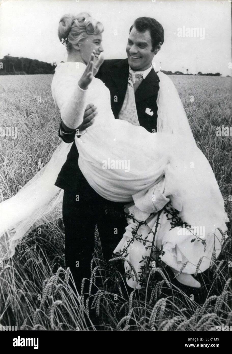 Sep. 06, 1957 - Maria Schell quick recovery: Maria Schell, the famous ...