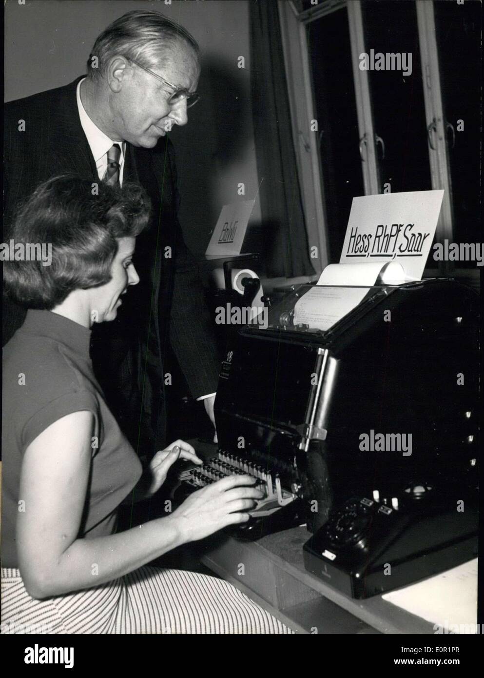 Teleprinter hi-res stock photography and images - Alamy