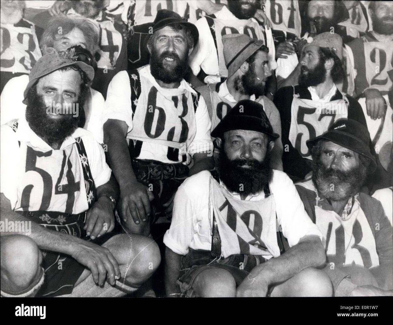 Oct. 03, 1957 - Who has the most beautiful beard?: At the same time in ...