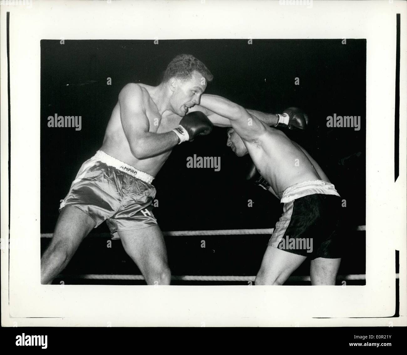 During their heavyweight championship of great britain hi-res stock ...