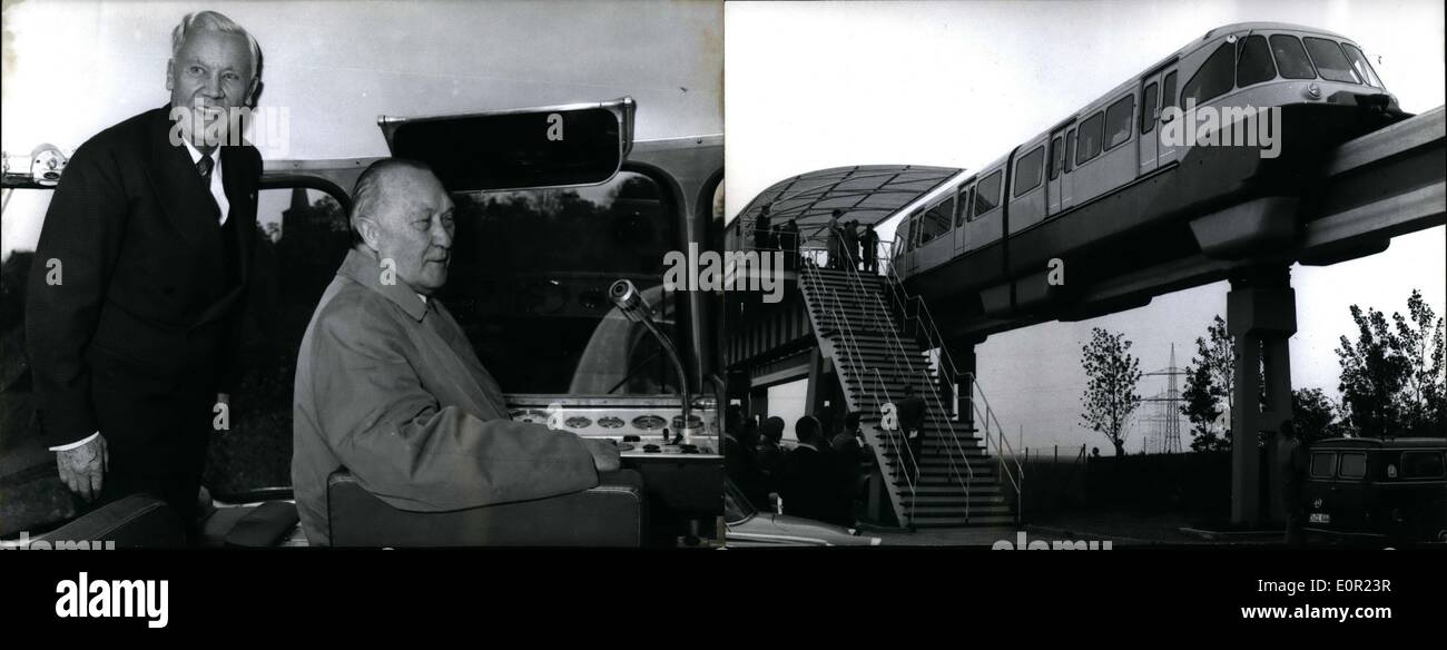 Oct. 10, 1957 - Chancellor Dr. Adenauer and the Swedish ...
