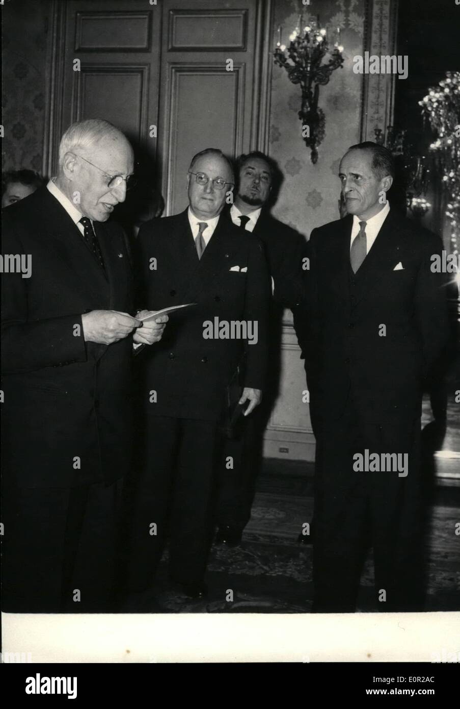 Dec. 12, 1957 - Rene Clair awarded the Grand Pric of French Cinema ...