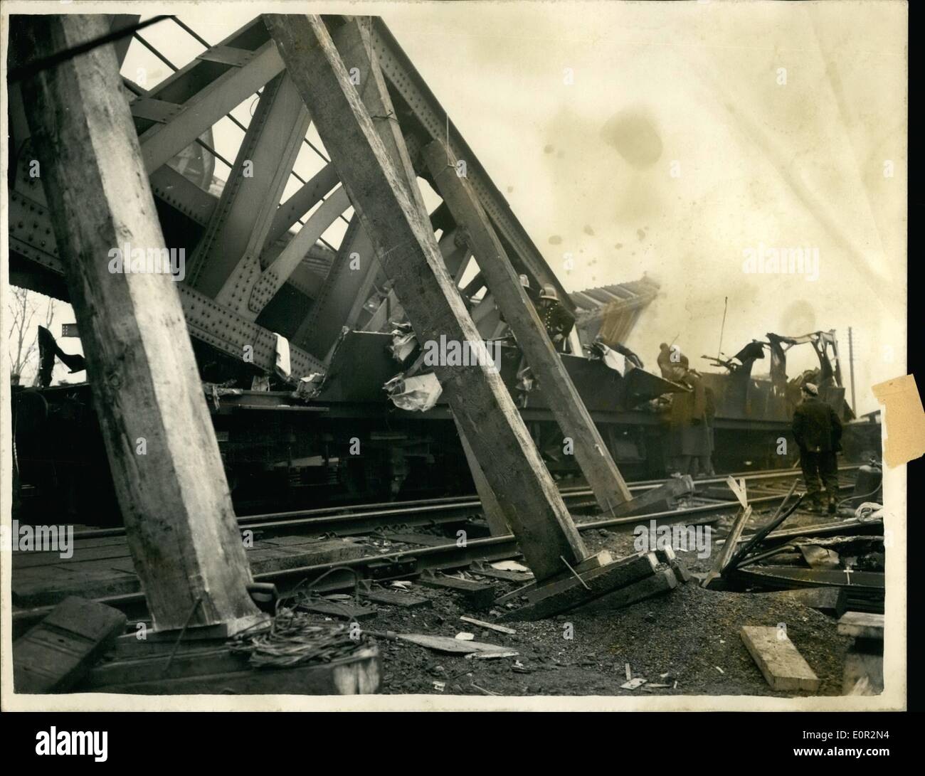 Dec. 12, 1957 - Rescue Work Goes on in the Lewisham Rail Crash ...
