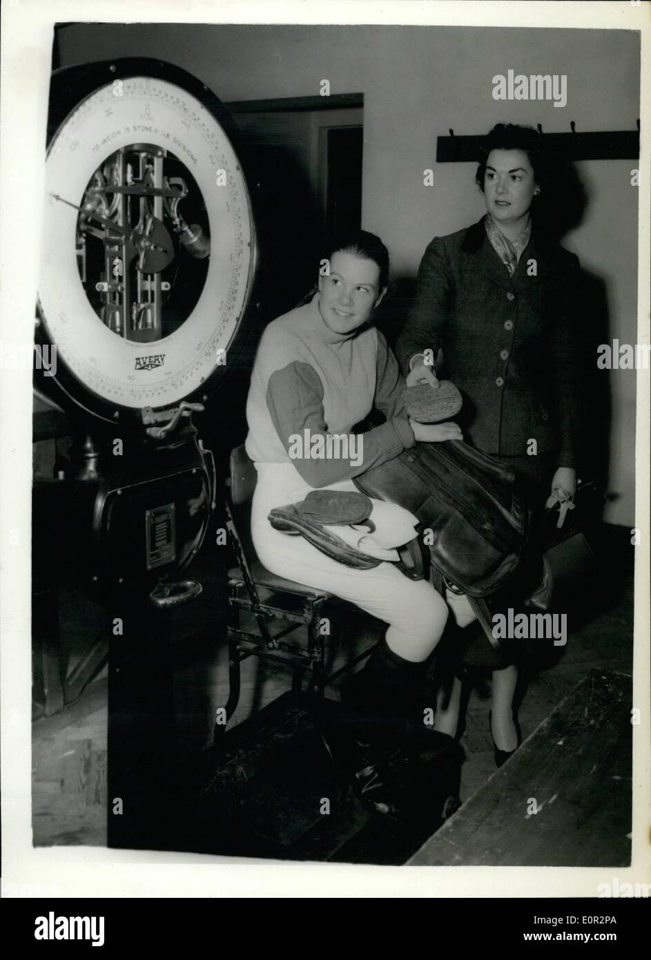 Oct. 10, 1957 - 14- year old Girl wins the Newmarket Town Plate.: The ...