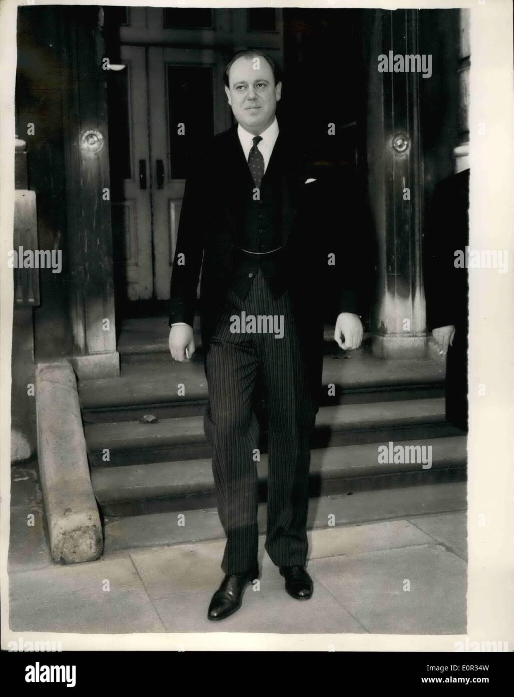 Jan. 01, 1958 - Cabinet Crisis... New Minister for war leaves for ...