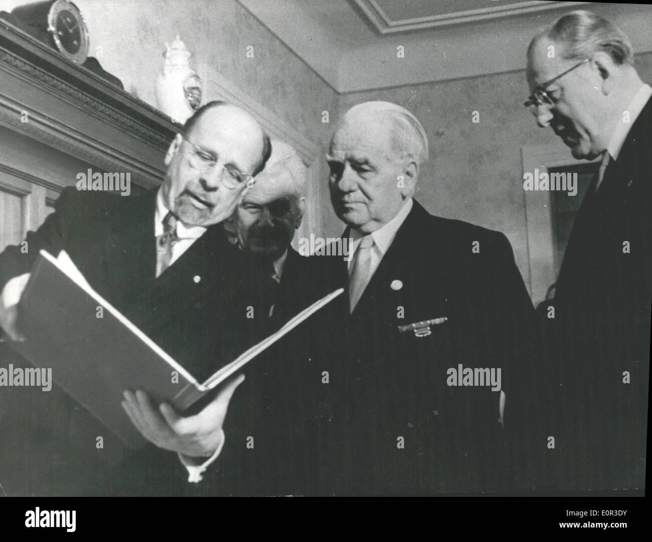 Jan. 01, 1958 - Wilhelm Pieck is 82 years old: The president of the ...