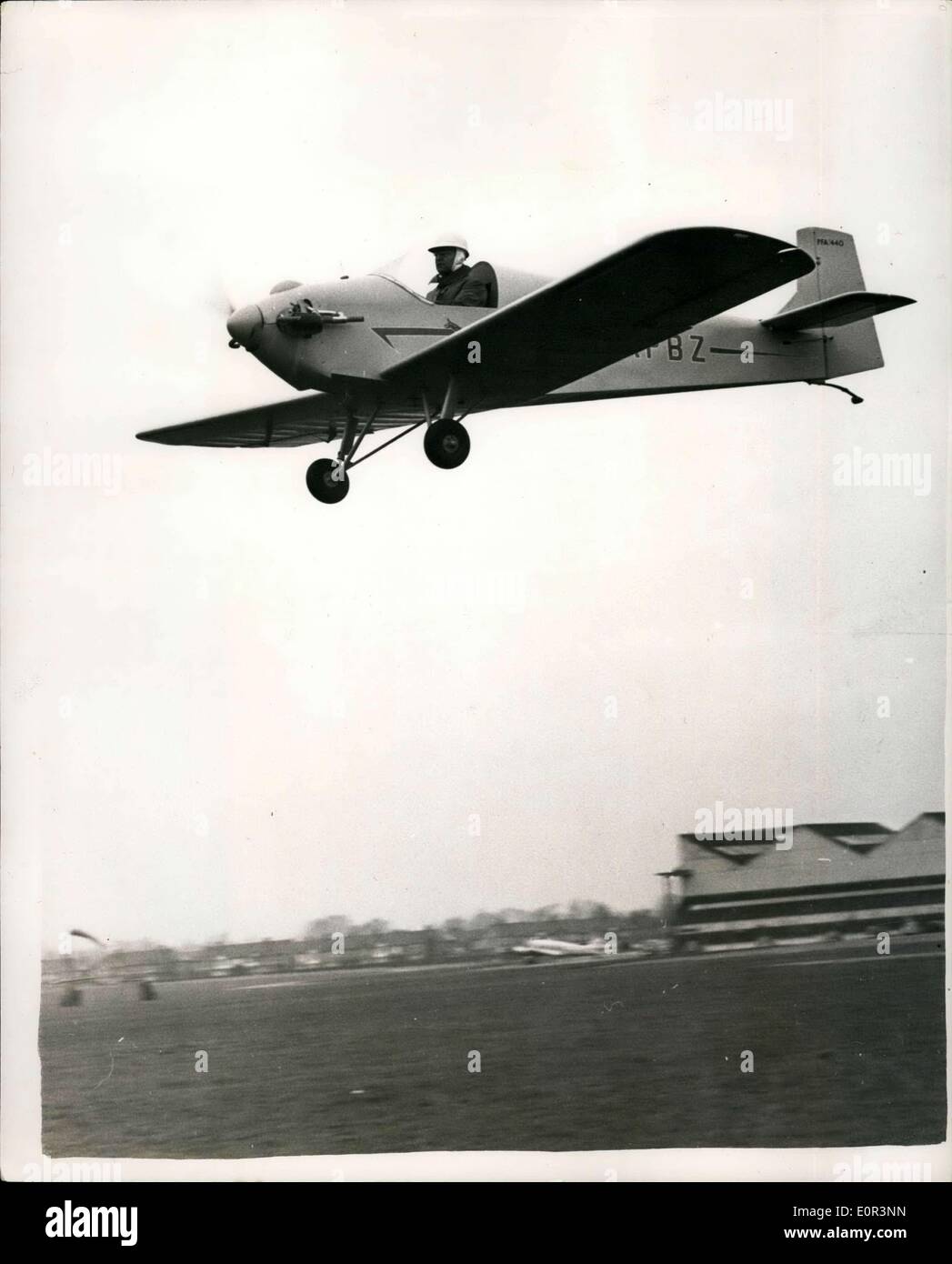 Jan. 02, 1958 - The Do it yourself plane takes the air on its first ...