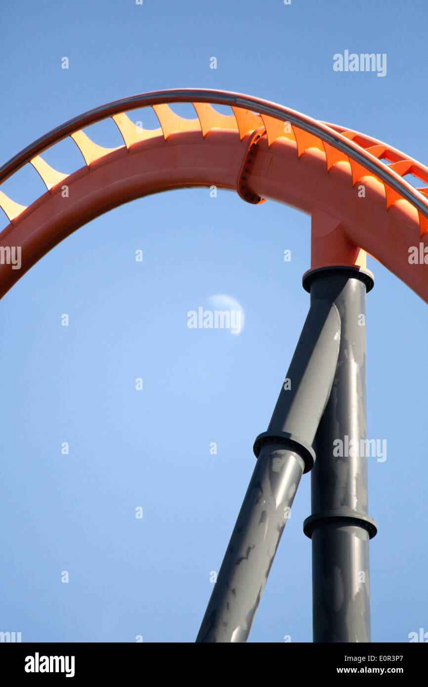 High speed roller coaster in hi-res stock photography and images - Alamy