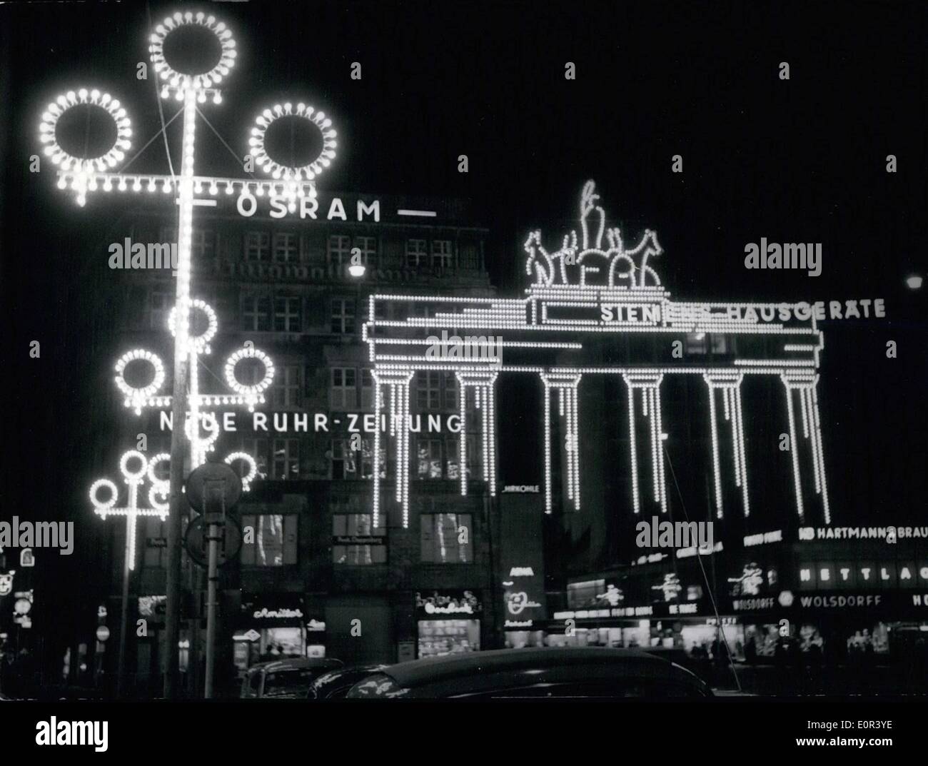 Nov. 11, 1957 - ''Streets of Europe'': is the slogan of the Light-week ...