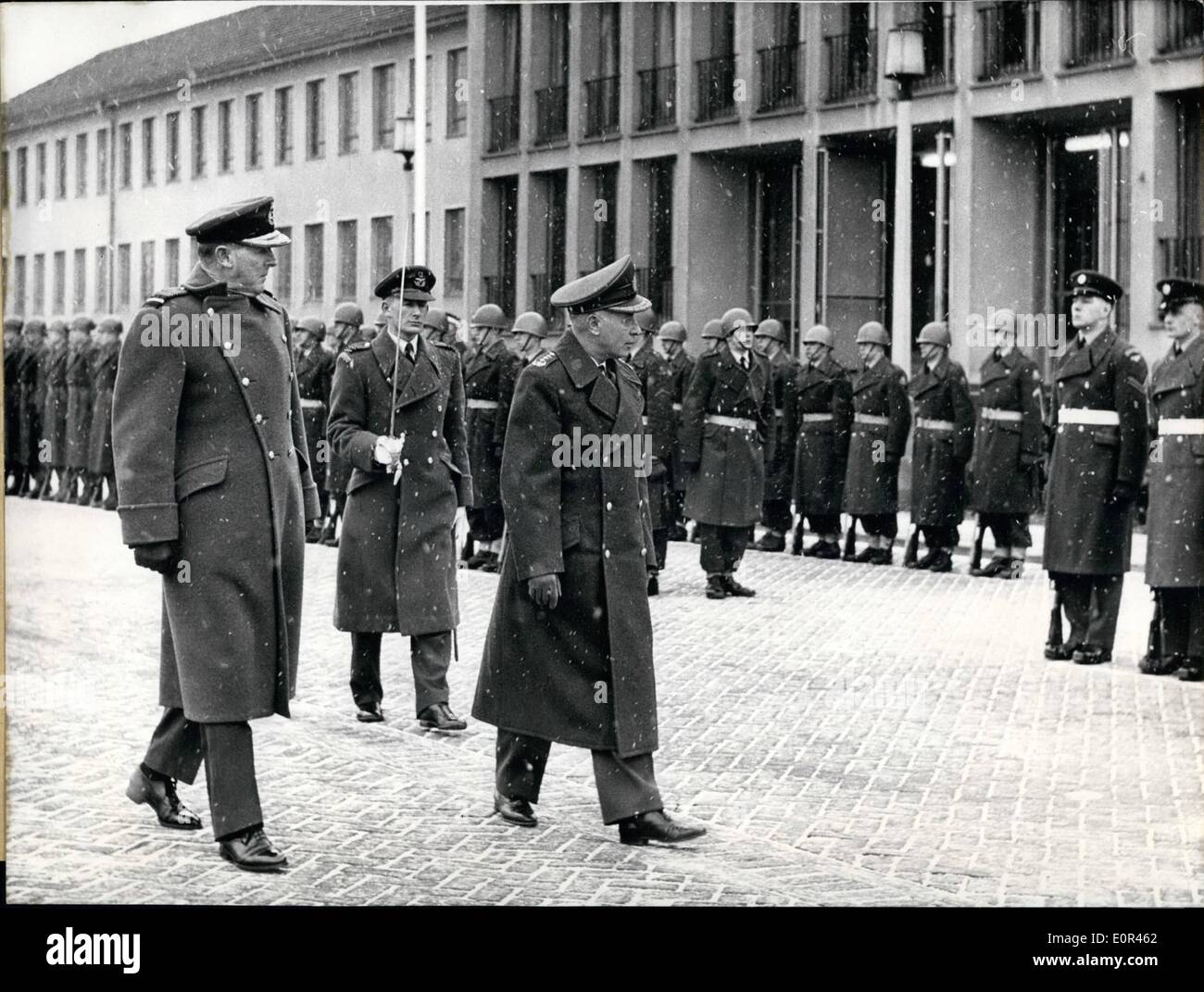 Jan. 25, 1958 - General Heusinger in the German NATO-Main Quarter: To ...