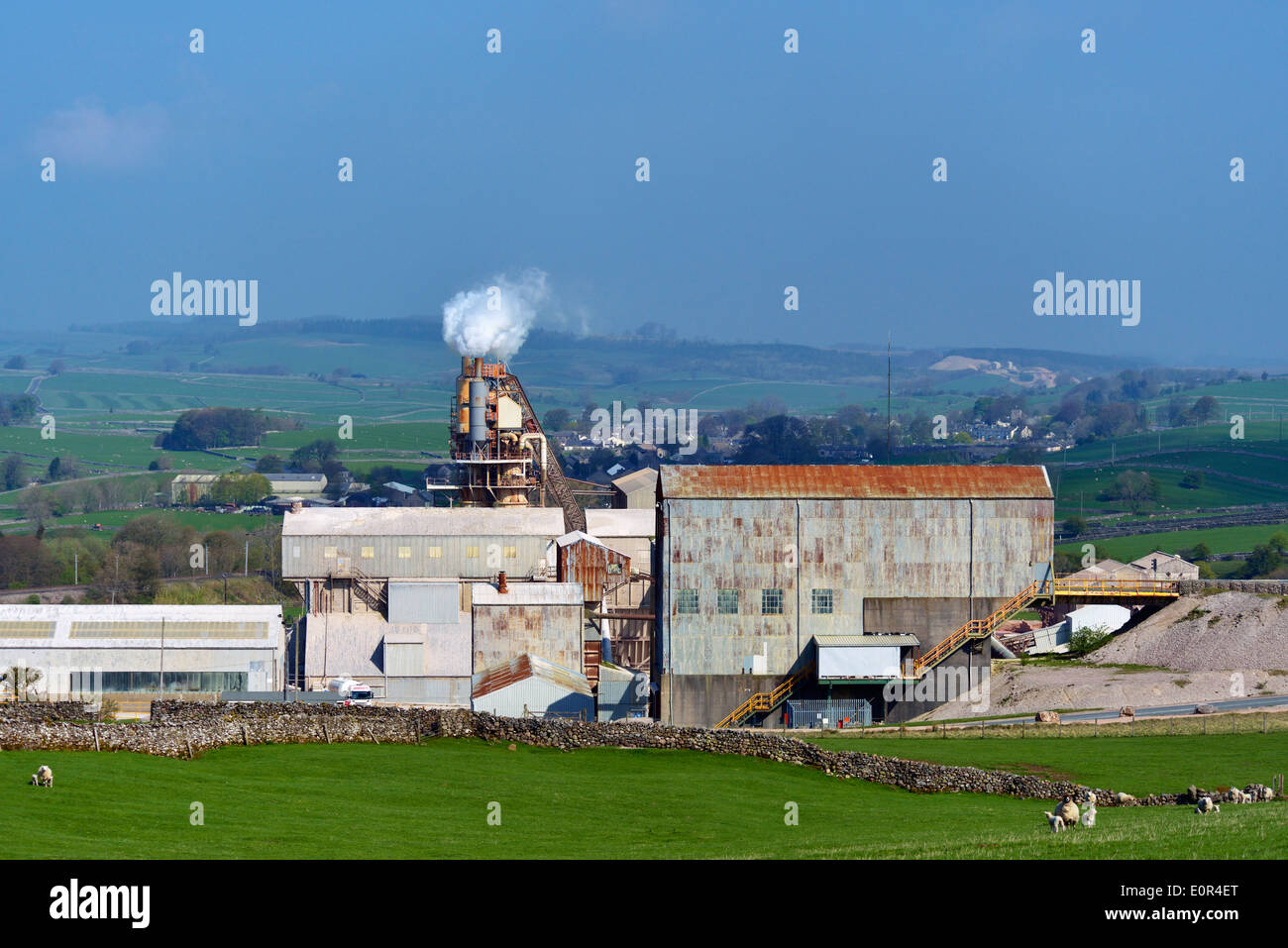Tata Shapfell limestone works, Shap. Cumbria, England, United Kingdom ...