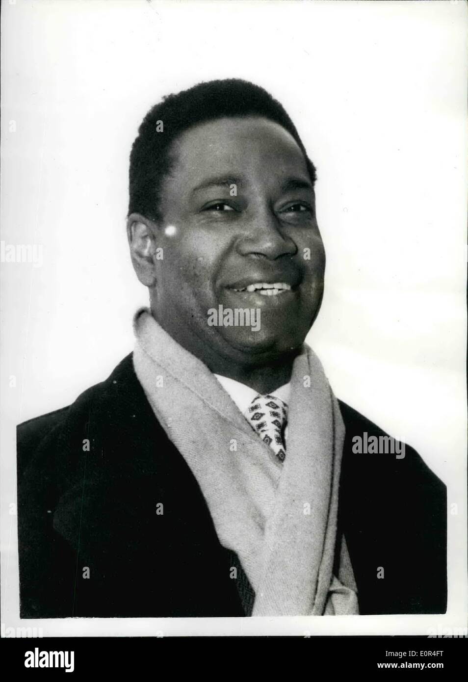 Mar. 03, 1958 - ethnic actor arrives for T.V. Show ''The Emperor Jones ...