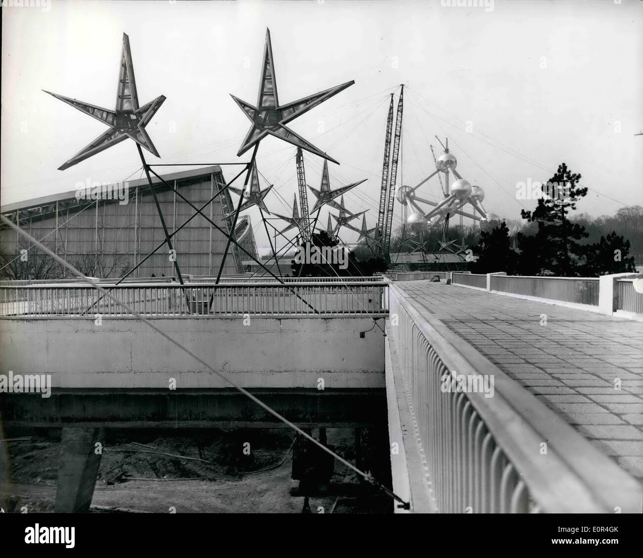 Mar. 03, 1958 - Preparing for Brussels International Exhibition.: Photo ...