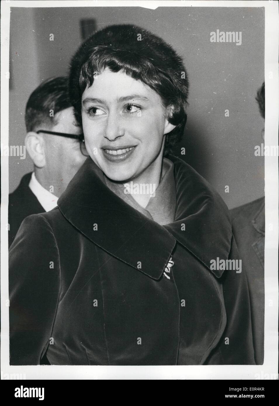 Feb. 02, 1958 - The smiling princess. Photo shows Princess Margaret, in ...