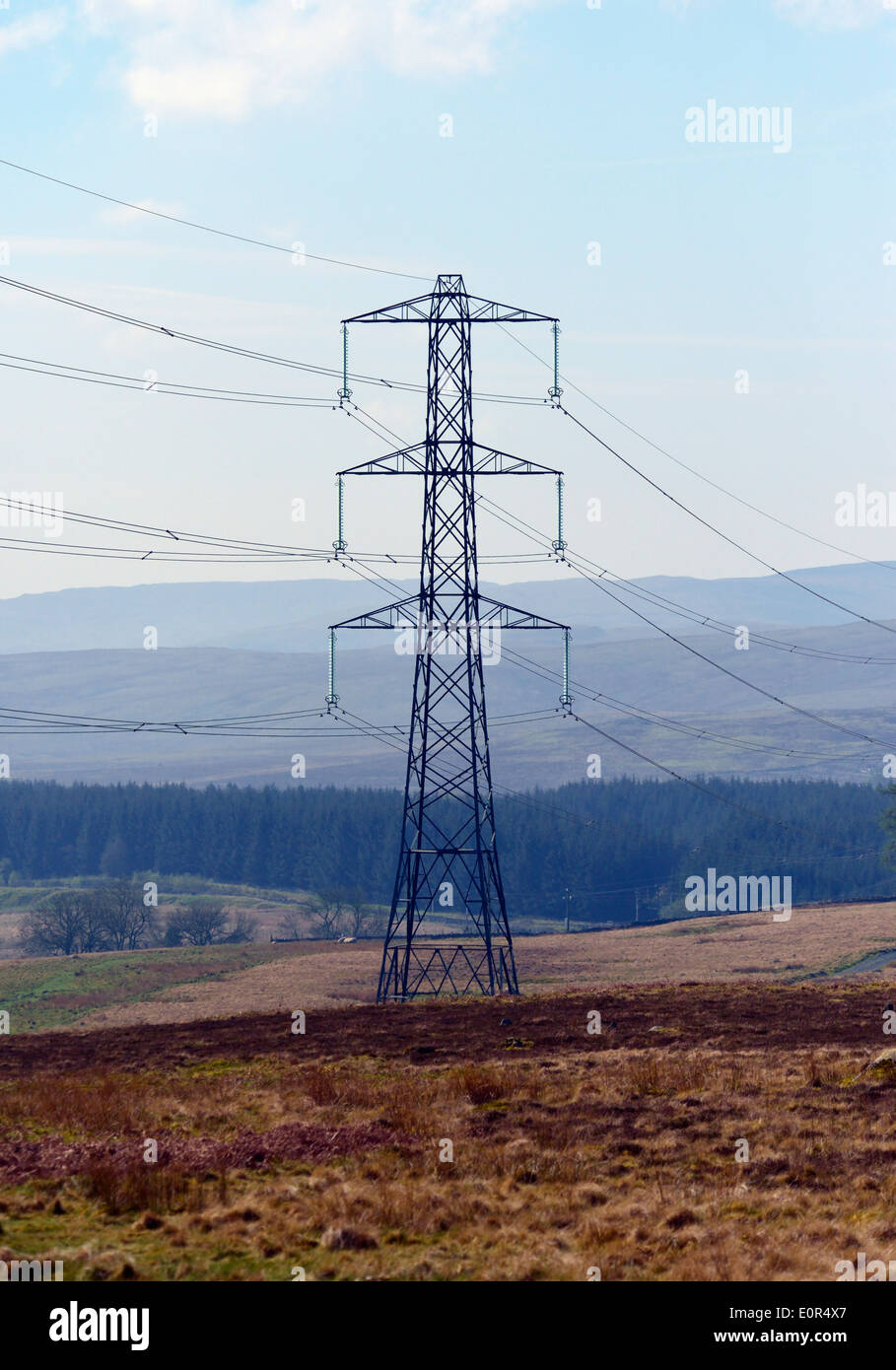 Power lines tower hi-res stock photography and images - Alamy
