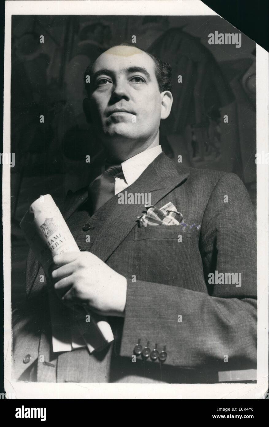 Mar. 03, 1958 - Tom Driberg Stock Photo - Alamy