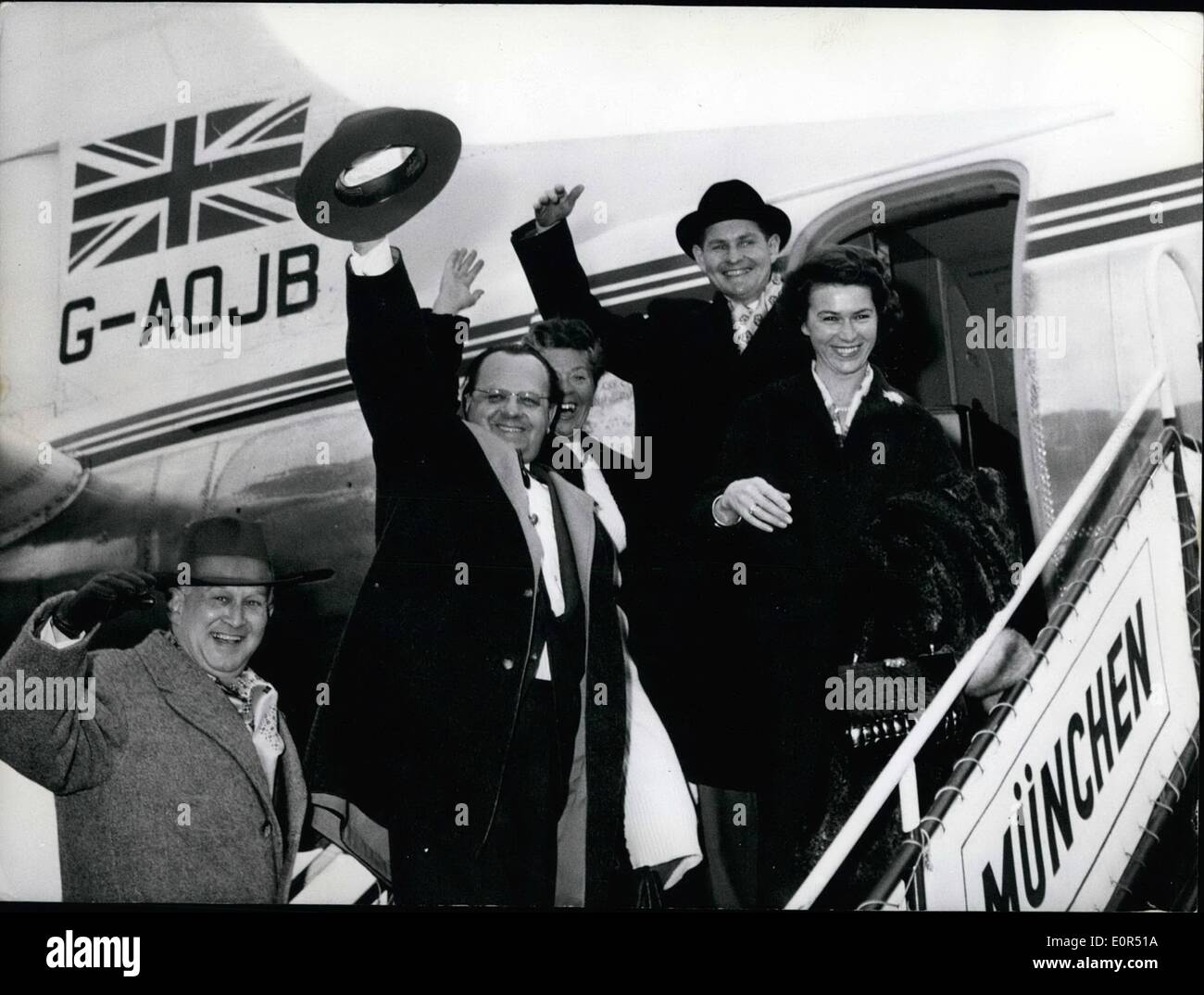 Prof georg maurer flew to england hi-res stock photography and images ...