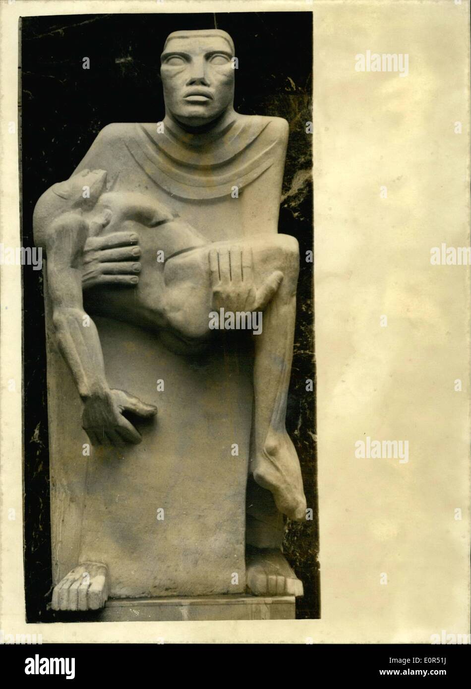 Mar. 03, 1958 - New Epstein Statue -at Congress House. Memorial to ...