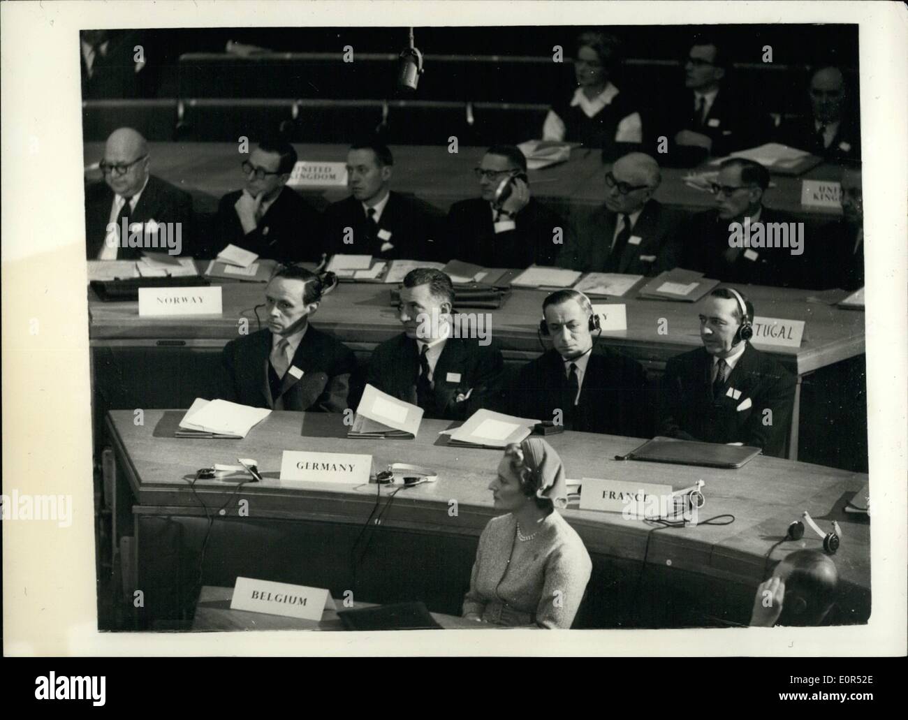 Feb. 02, 1958 - European Industrial Conference Opens In London: Prince ...