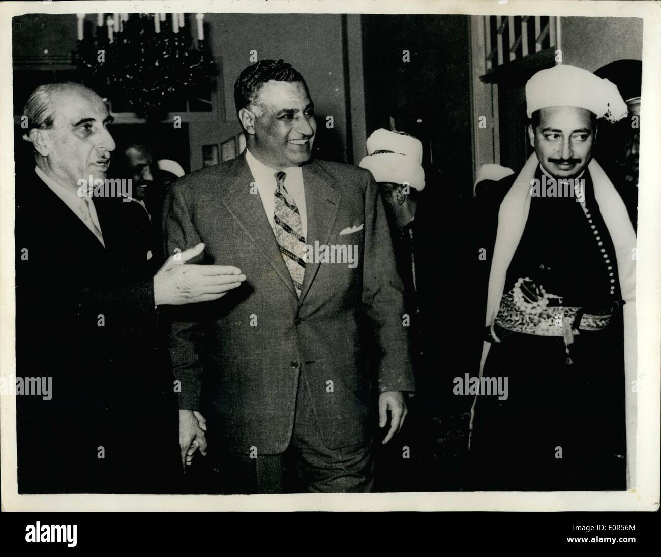 Mar. 03, 1958 - Dinner Party in Honour of President Nasser in Damascus ...