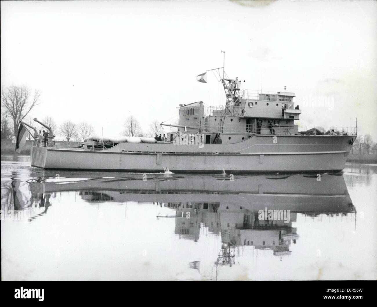 Mar. 03, 1958 - Mine sweeper ''Lindau'' the first of a series of twelve ...