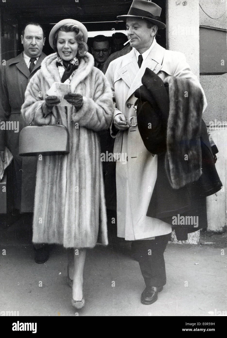 Mar 17, 1958 - London, England, United Kingdom - RITA HAYWORTH with her ...