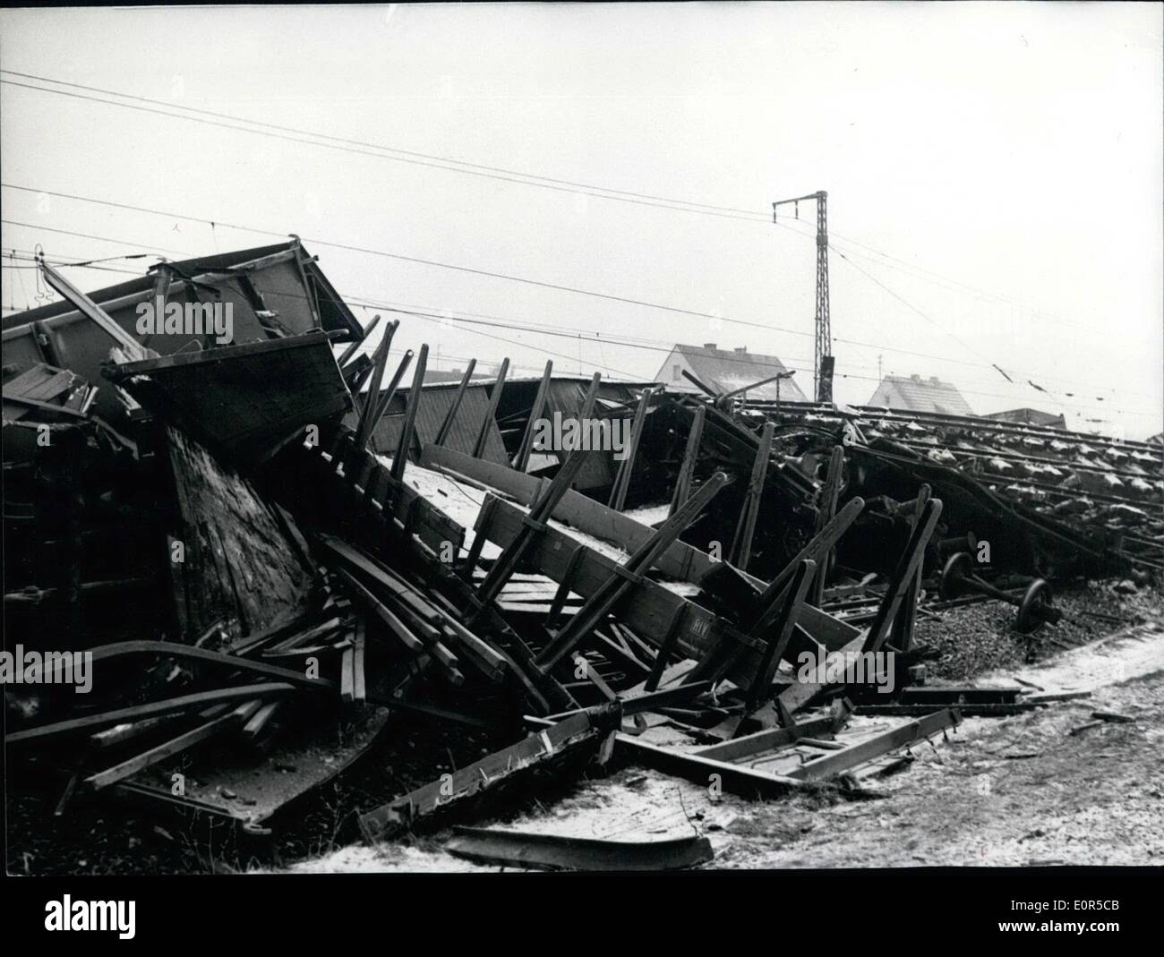 Mar. 03, 1958 - Grave goods train accident between Nurnberg and Furth ...