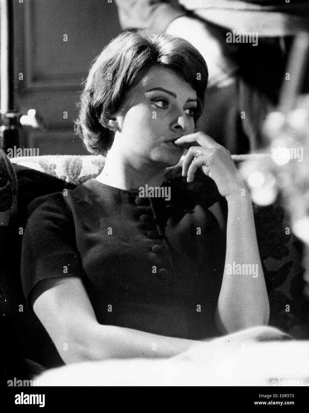 Actress Sophia Loren in a scene from the film 'The Key' Stock Photo - Alamy