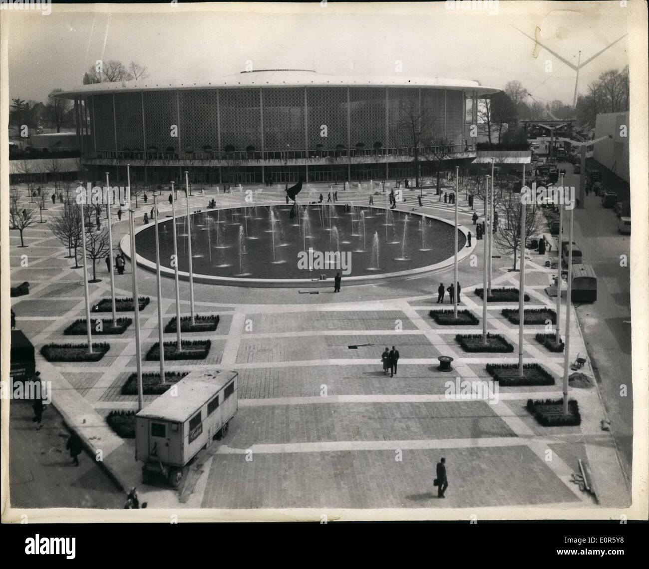 Apr. 04, 1958 - Press Day At The Brussels Universal Exhibition. Photo ...