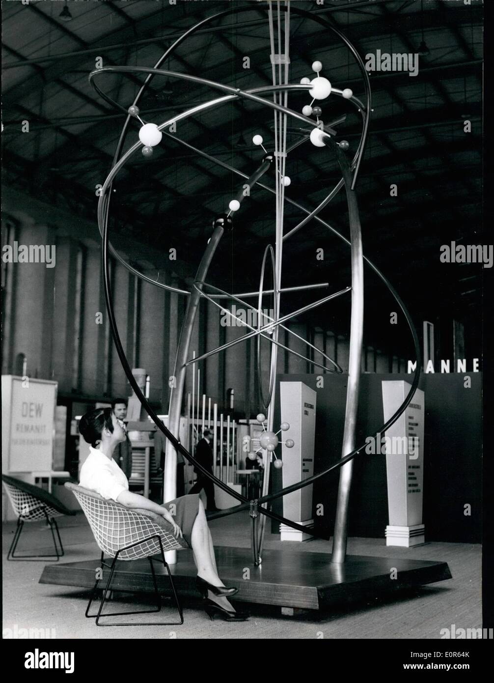 Jun. 06, 1958 - The ''pipe-monument''. This surrealistic symbol of ...