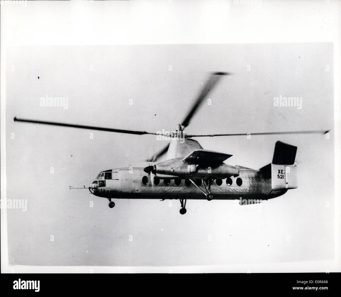 Apr. 04, 1958 - The ''Rotodyne''-Vertical Take-off Airliner Makes ...