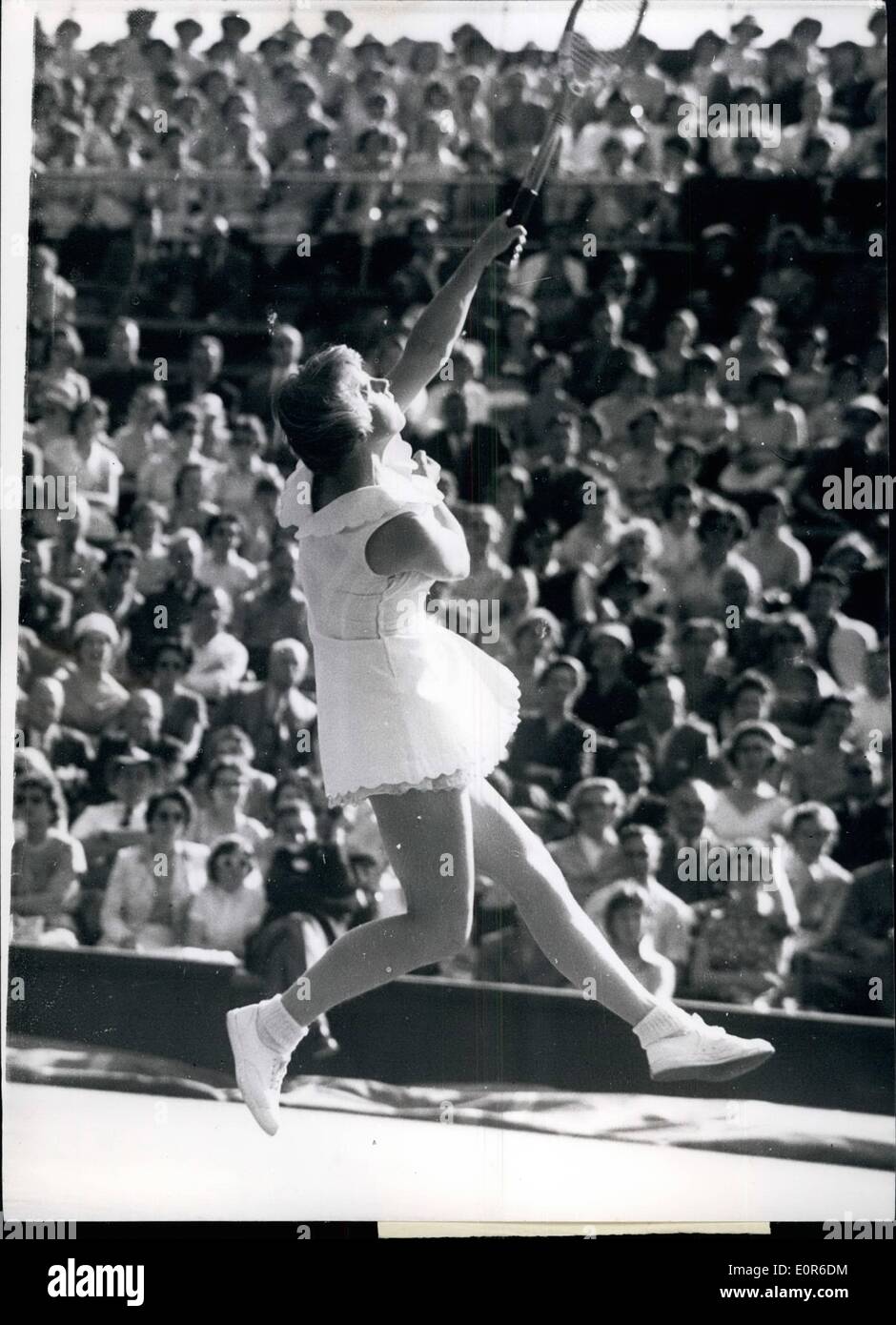 Jun. 06, 1958 - England win the Wightman Cup at Wimbledon Ann Haydon ...