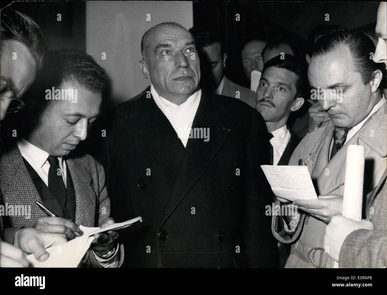 Jun. 06, 1958 - ANDRE MARIE NEW PREMIER DESIGNATE ANDRE MARIE (FORMER ...