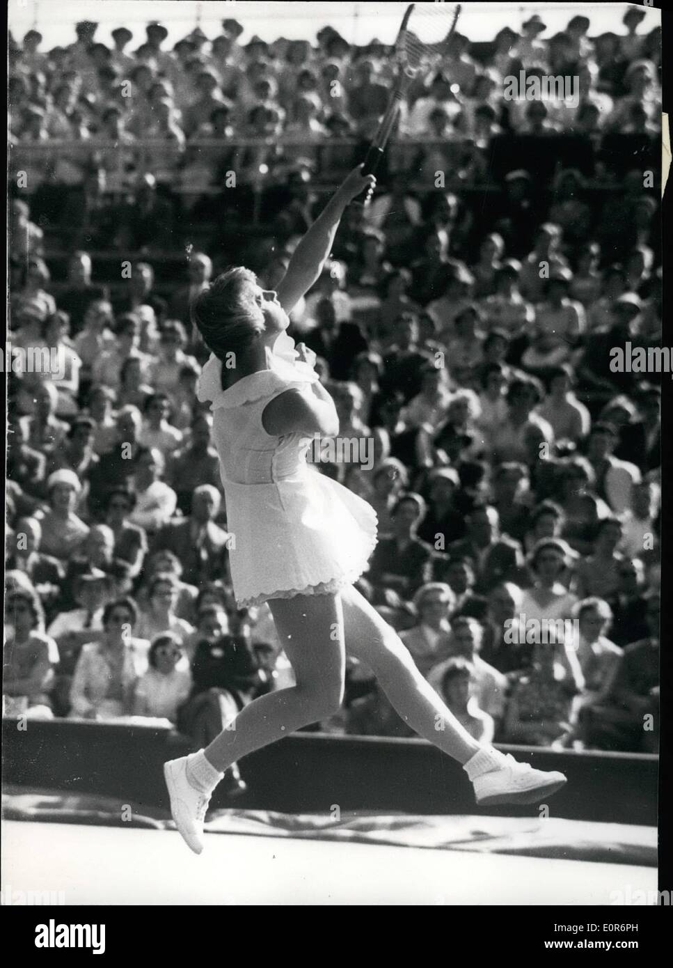 Jun. 06, 1958 - England Win the Wightman Cup - at Wimbledon... Ann ...