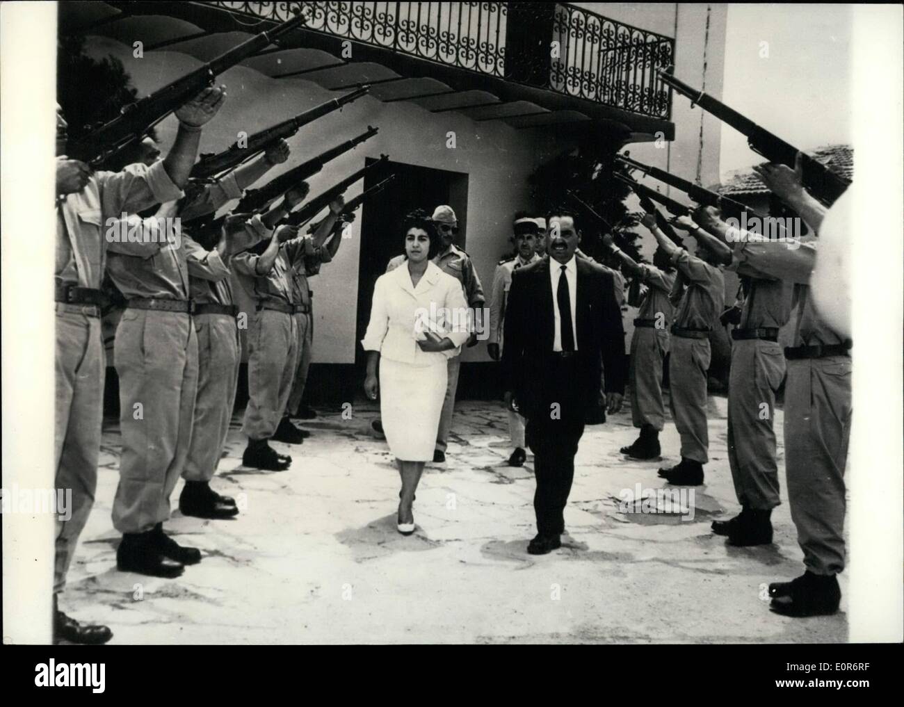Jun. 06, 1958 - Ex Rebel Chief now loyal weds: Colonel Si-Cherrif, the ...