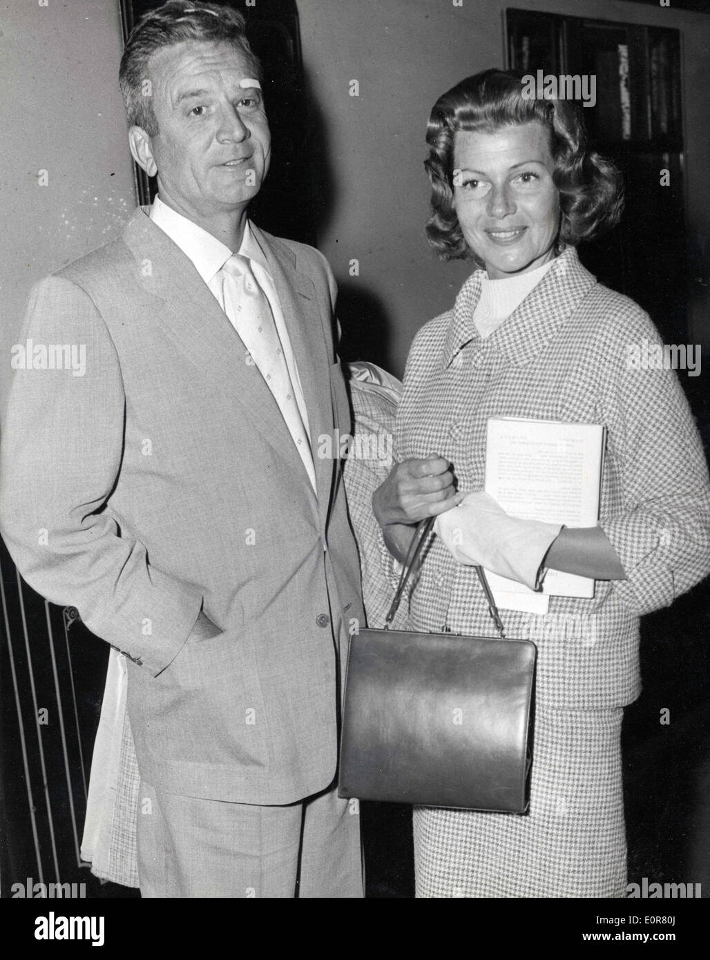 Jul 15, 1958 - London, England, United Kingdom - RITA HAYWORTH arrives ...