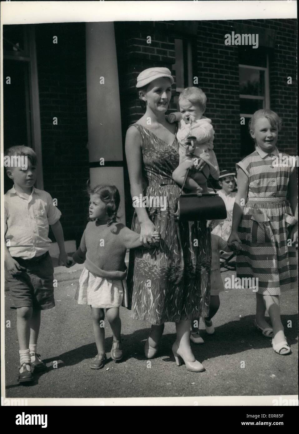 Jul. 07, 1958 - First Britons Arrive Home From Iraq: A party of British ...