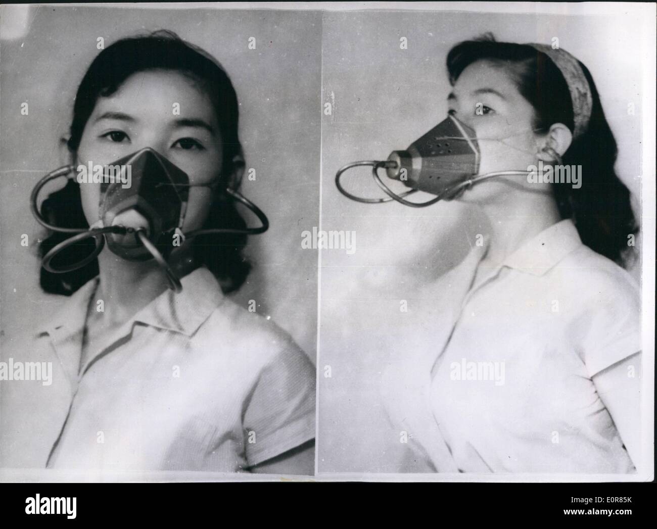 Jul. 07, 1958 - The ''Hear Yourself Speak'' Mask. Aid to broadcasters ...