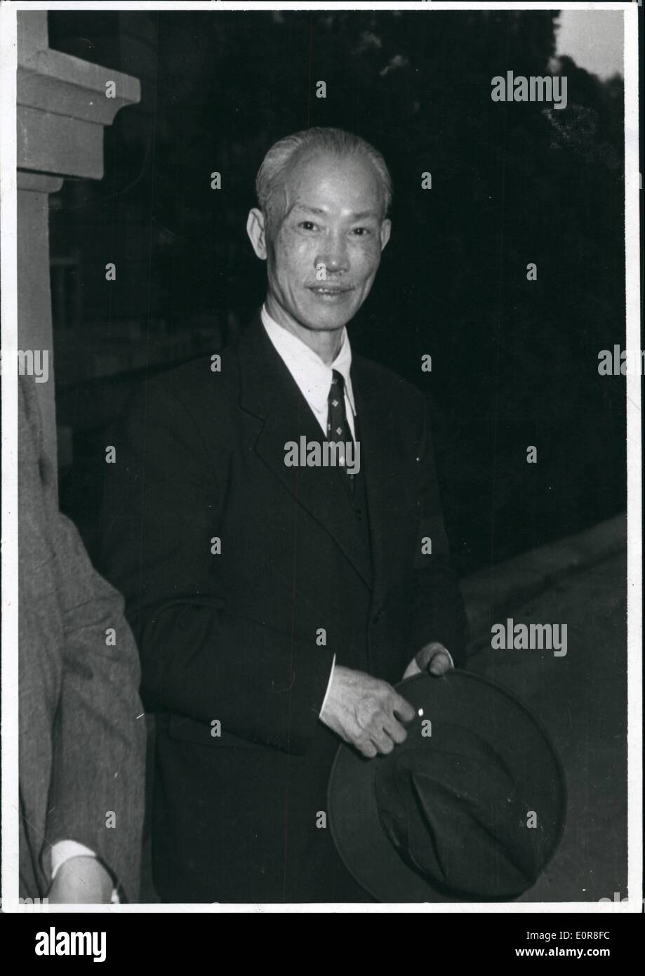 Jul. 07, 1958 - Newly Appointed Premier of The Republic of China. Chen Cheng, vice president of ...