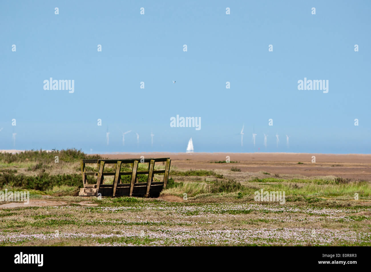 Norfolk england uk salt marshes marshs norfolk hi-res stock photography ...
