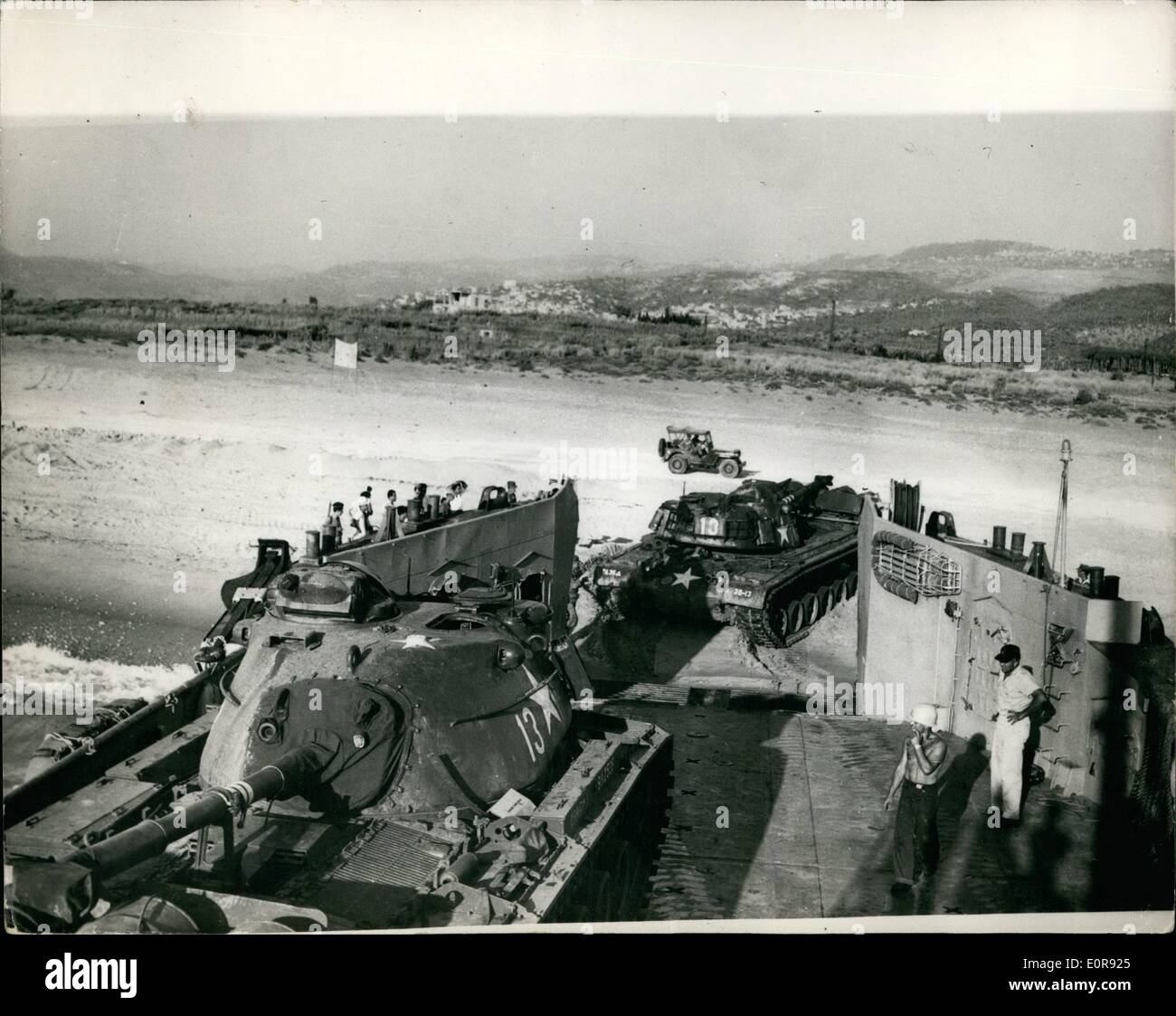 Aug. 08, 1958 - More American Reinforcements Arrive In The Lebanon ...