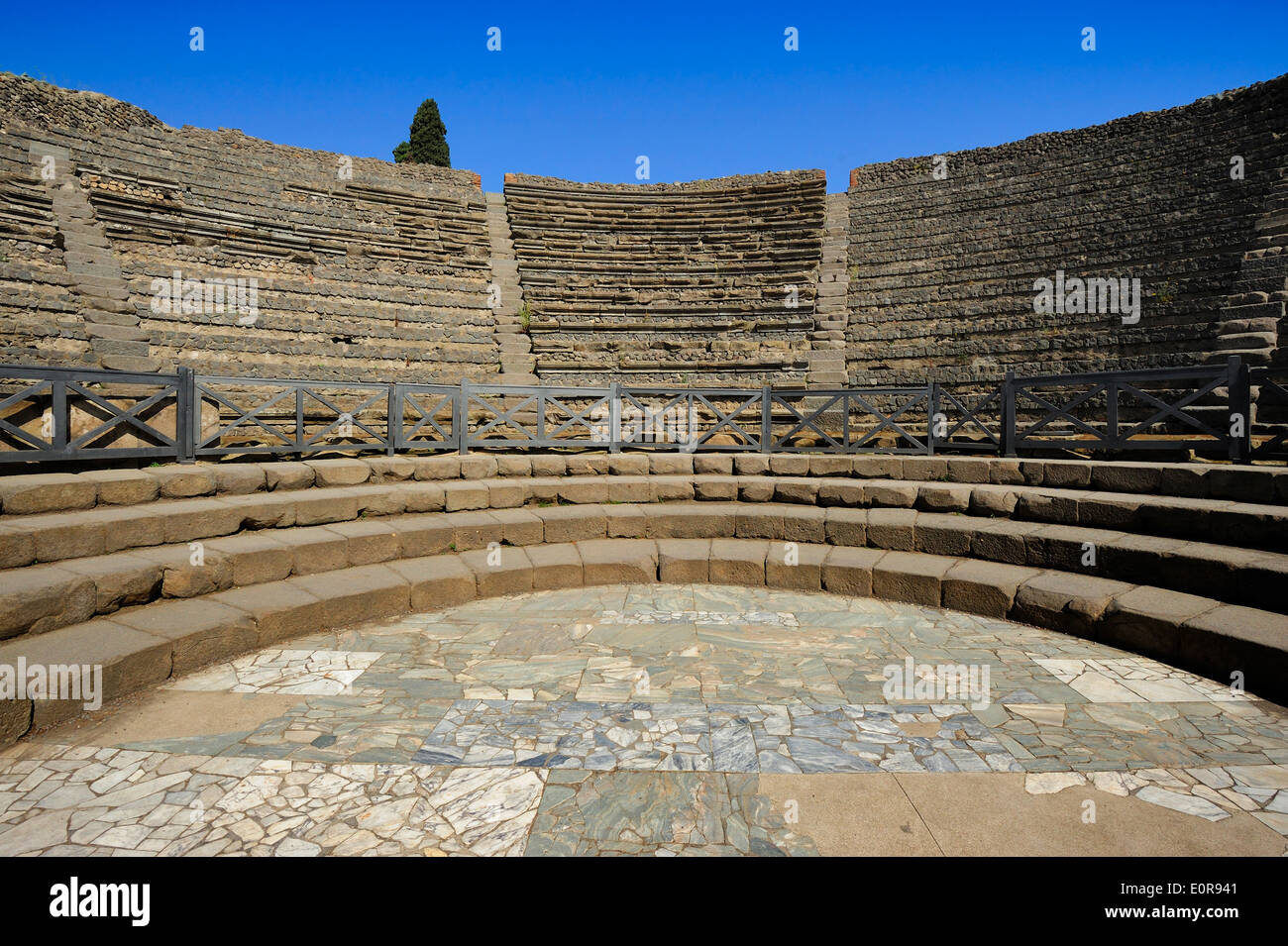 The Small Theatre, Pompeii, Italy Stock Photo - Alamy