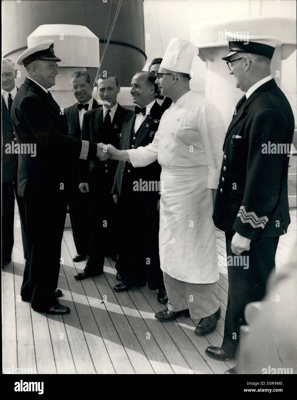 Sep. 09, 1958 - Commodore of the Cunard fleet retires. Master of the ...