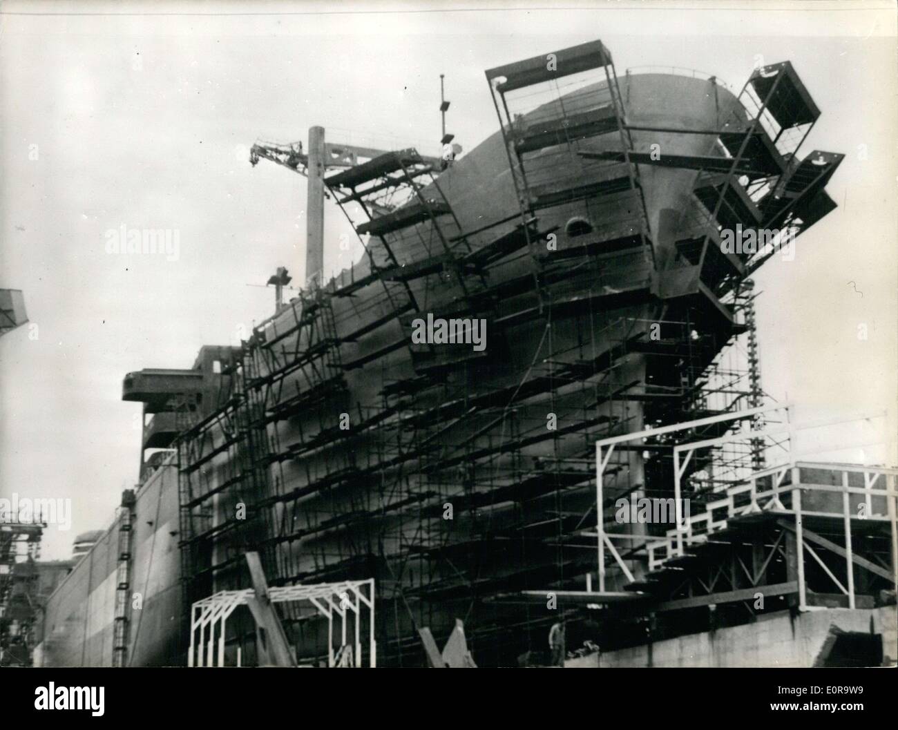 Oct. 30, 1958 - The ''Jean-Schneider'' Ship in Dunkerque Stock Photo ...