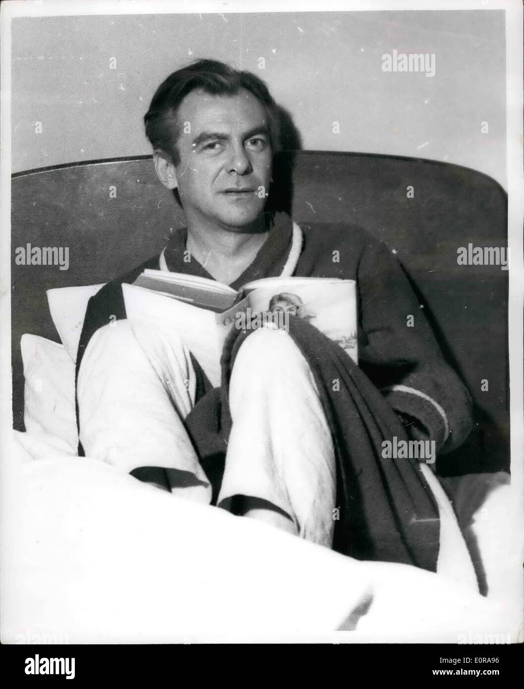 Nov. 11, 1958 - Paul Carpenter in Hospital - for a rest, does not want ...