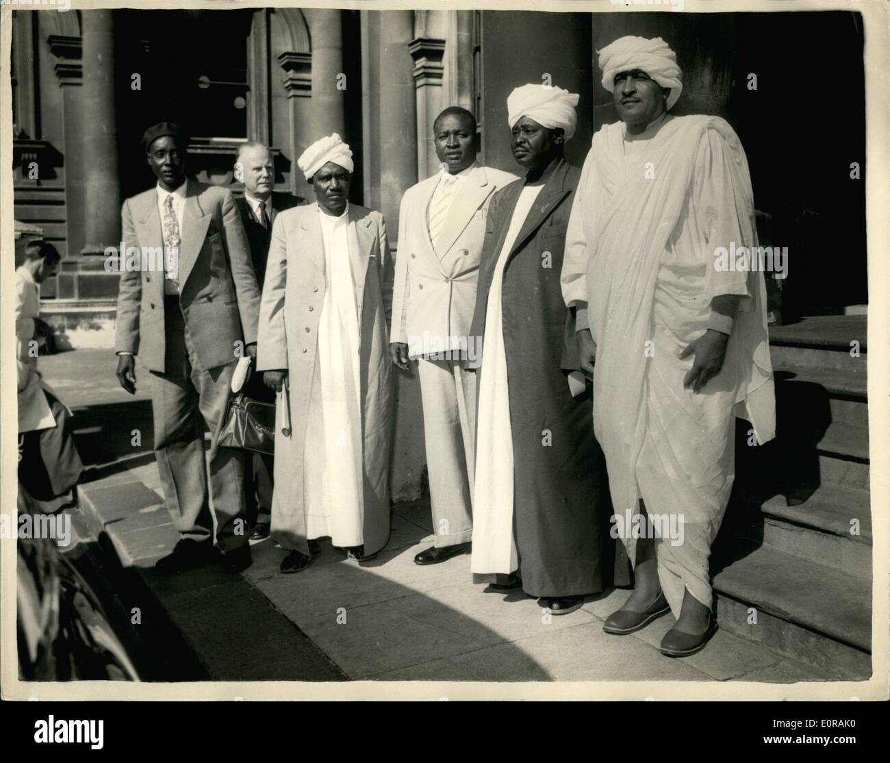 Sep. 22, 1958 - Sudanese M.P's And Local Government Officials In London ...